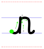 Handwriting worksheets for Reception - Learning Cursive writing